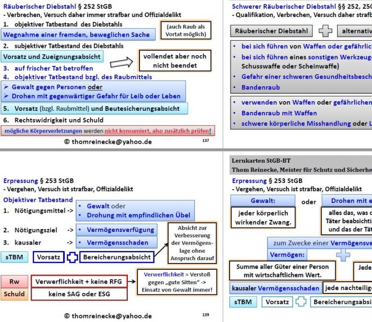 Lernkarten Rechtsgrundlagen – TR Consult _-_ Security Lernkarten